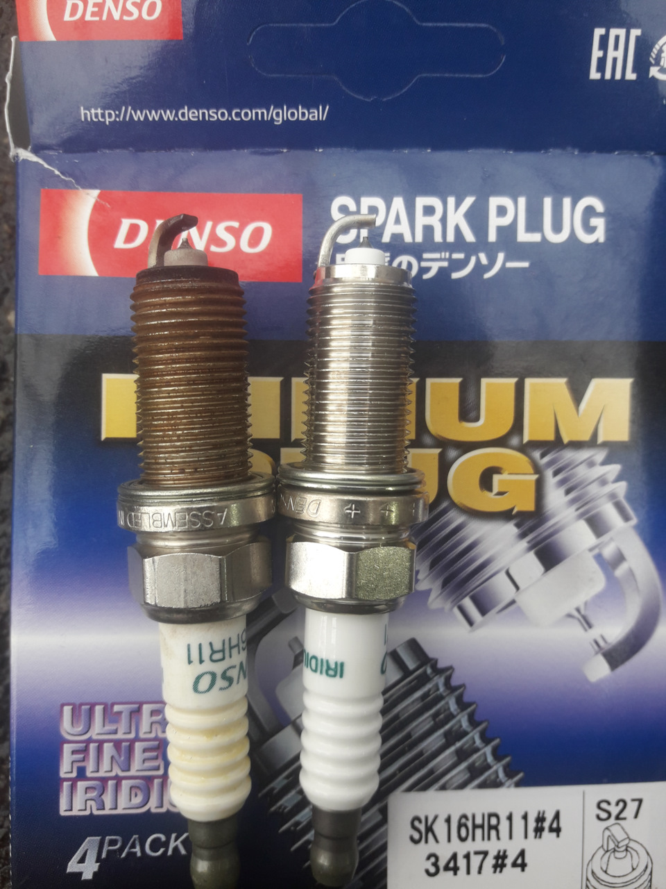 SK16HR11 Свеча зажигания DENSO | Запчасти на DRIVE2