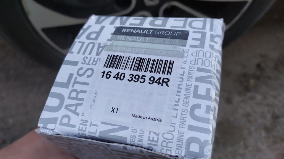 164039594R ФИЛЬТР ТОПЛИВНЫЙ (DUSTER) RENAULT | Запчасти на DRIVE2