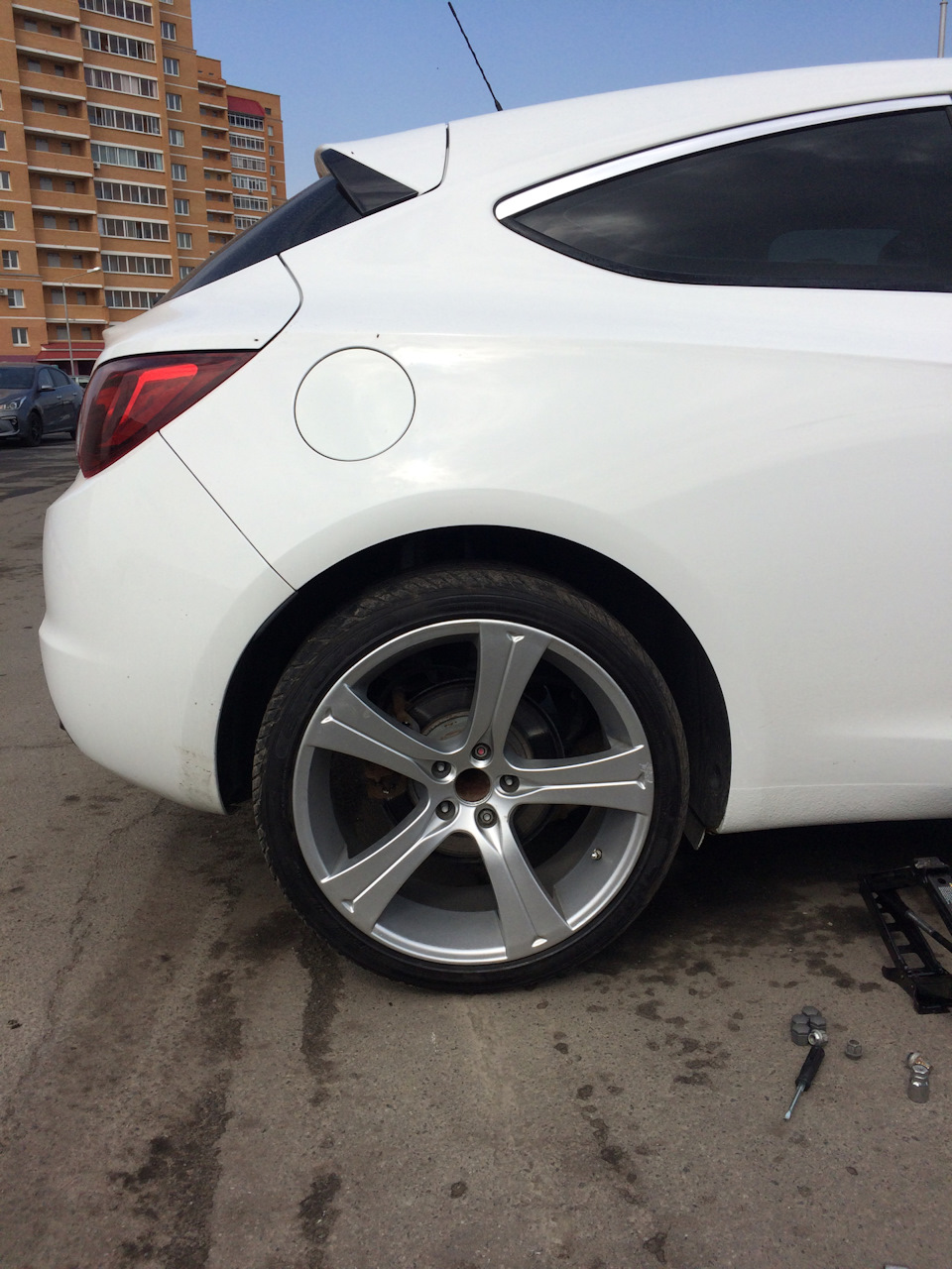 Коврик в багажник. — Opel Corsa D, 1,4 л, 2007 года | своими руками ...
