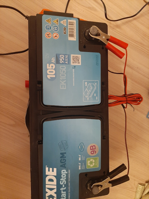 EK1050 Аккумулятор AGM 12V 105Ah 950A (392*175*190) ОП EXIDE | Запчасти ...