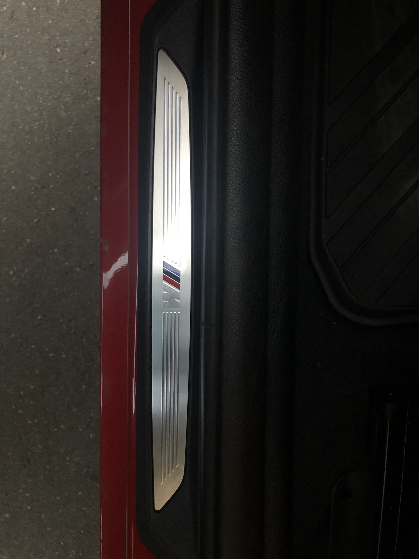 Накладки порога в M-стиле — BMW 1 series (F20), 1,5 л, 2015 года ...