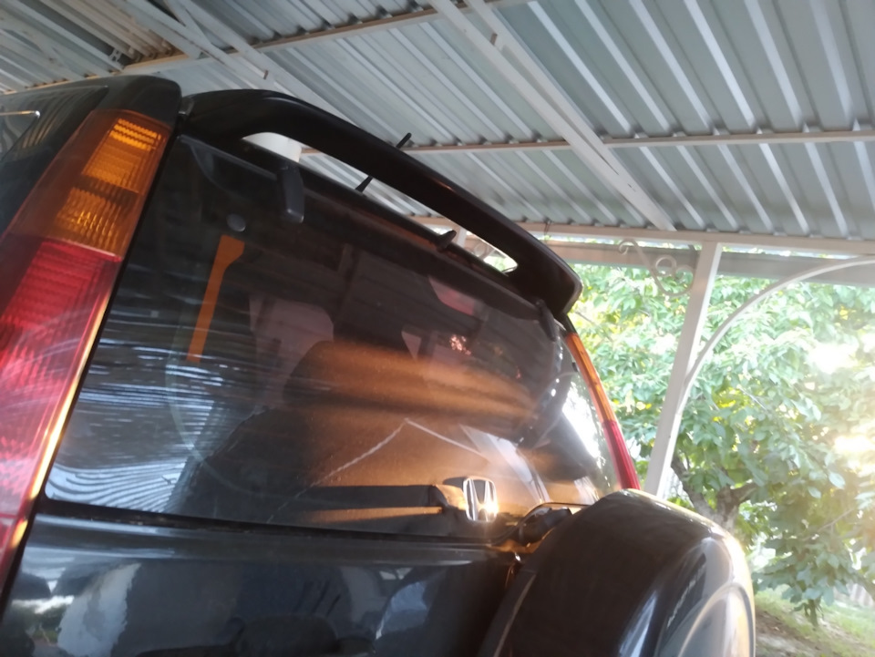 Спойлер — Honda CR-V (RD4, RD5, RD6, RD7), 2 л, 2003 года | аксессуары | DRIVE2