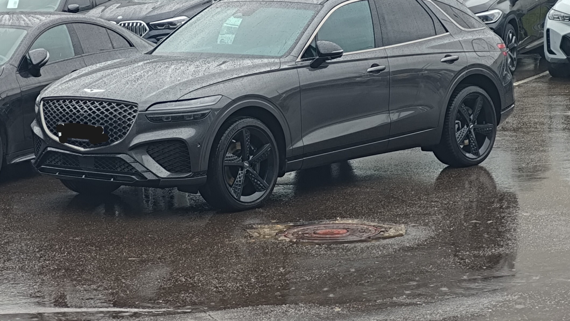 Genesis GV70 3.5 бензиновый 2021 | GRAY TURBO SNAIL на DRIVE2