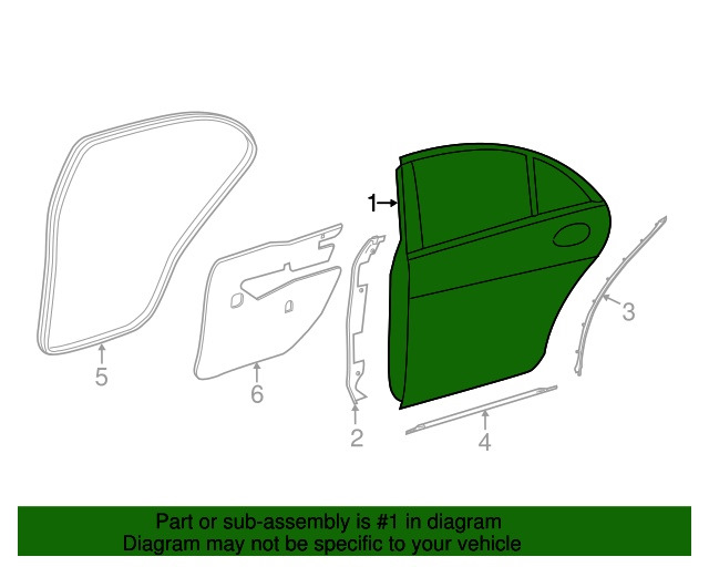 A2227300105 Дверь задняя Mercedes | Запчасти на DRIVE2