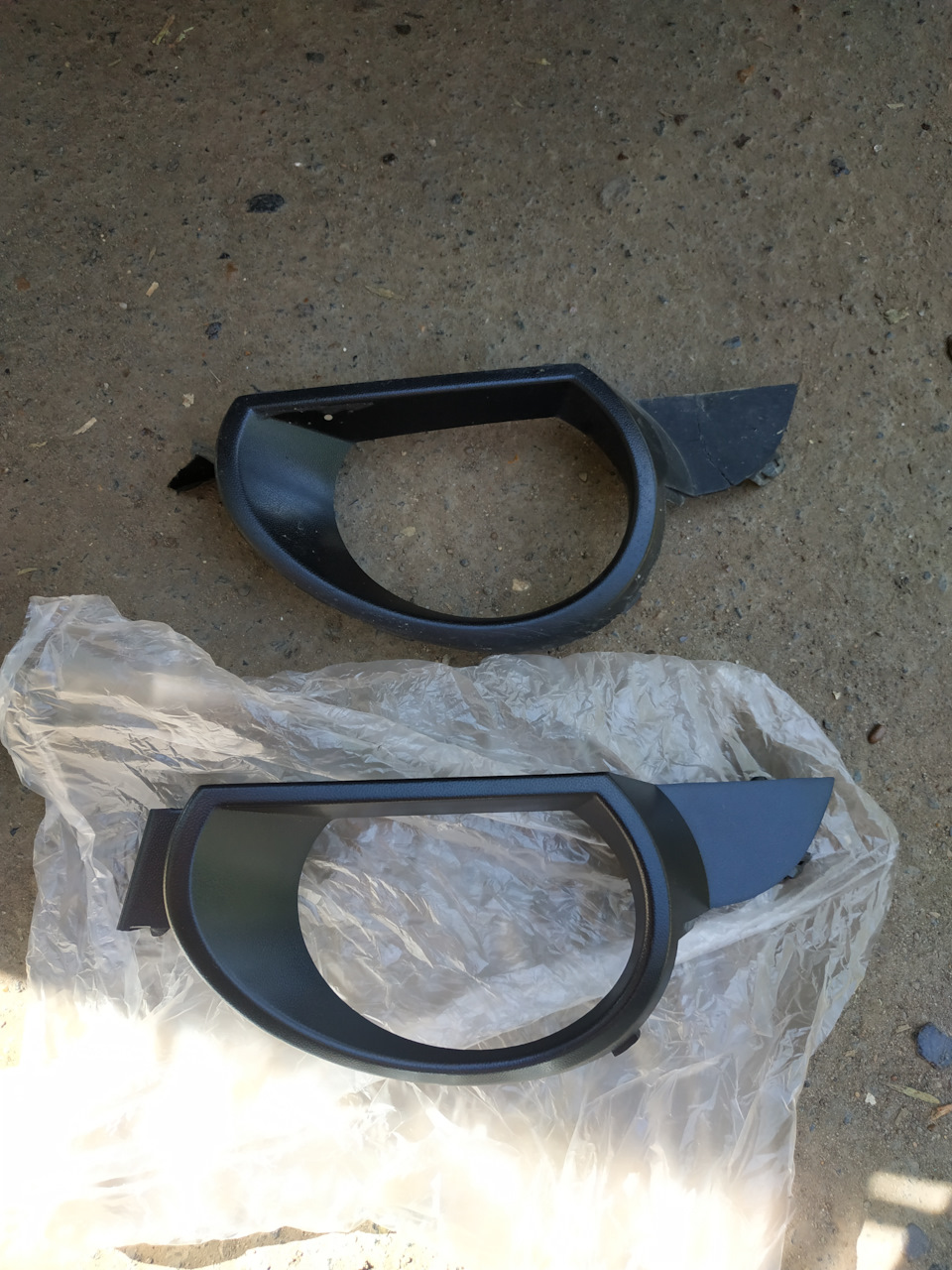 Накладки на противотуманки — Audi Q7 (1G), 3,6 л, 2008 года | запчасти ...