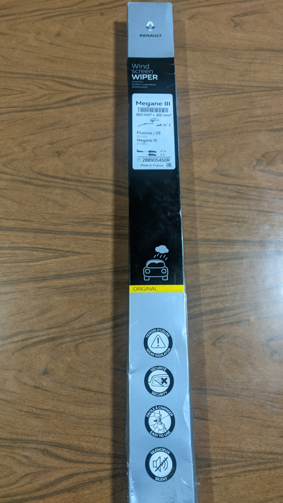 288905450R Щетки стеклоочистителя для Megane III RENAULT | Запчасти на ...