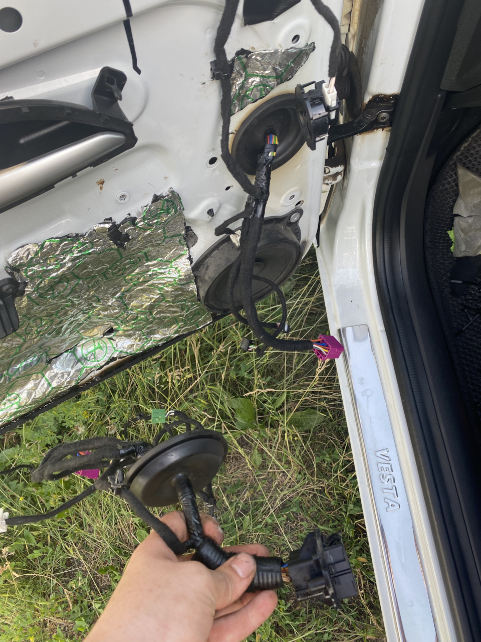Дверная проводка люкс Лада Веста — Lada Vesta (1G), 1,6 л, 2018 года ...