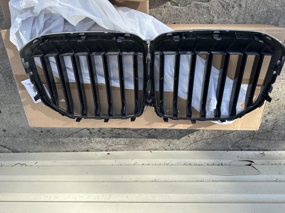 Решетка радиатора хром на BMW X7 (G07). Б/у | 15 000 ₽ в городе Москва ...