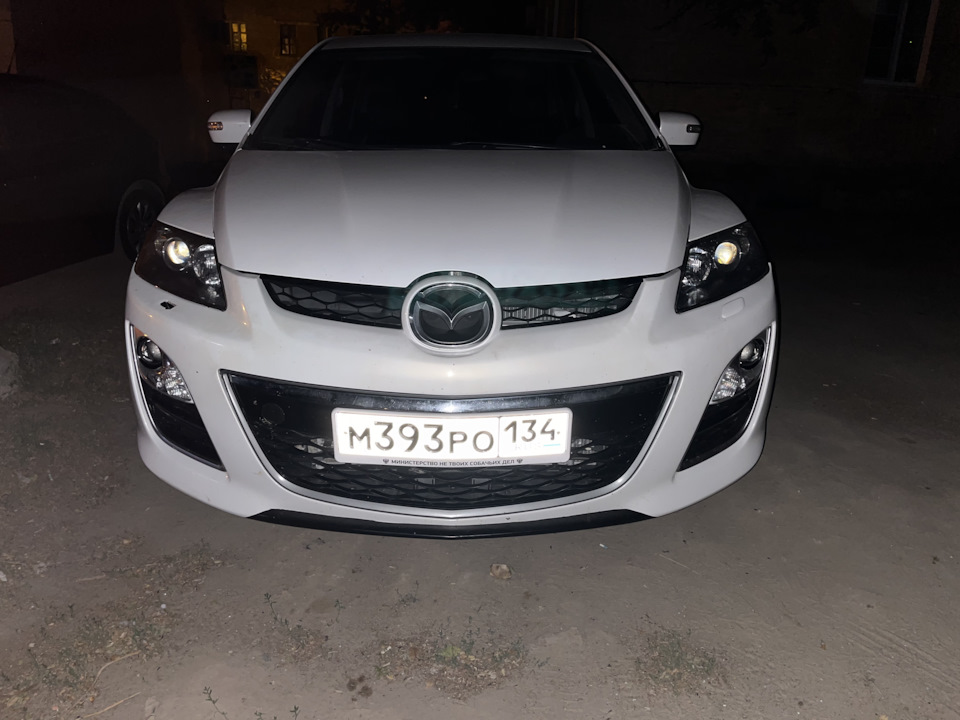 Установка линзованных птф Mazda cx-7 — Mazda CX-7, 2,5 л, 2011 года | тюнинг | DRIVE2