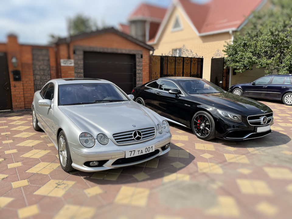 C215 vs C217 — Mercedes-Benz CL 55 AMG (W215), 5,5 л, 2002 года ...