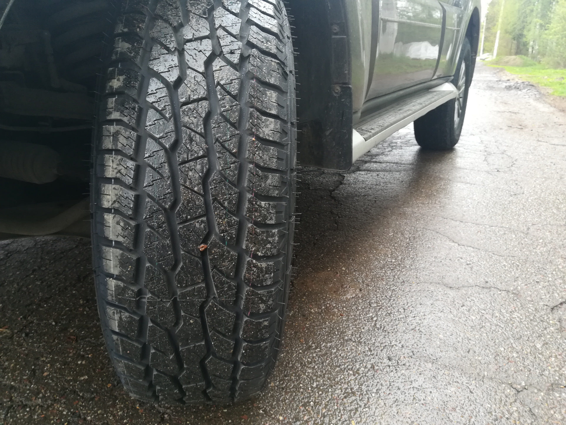 Переобулся в Triangle TR 292 — Mitsubishi Pajero (4G), 3 л, 2012 года ...