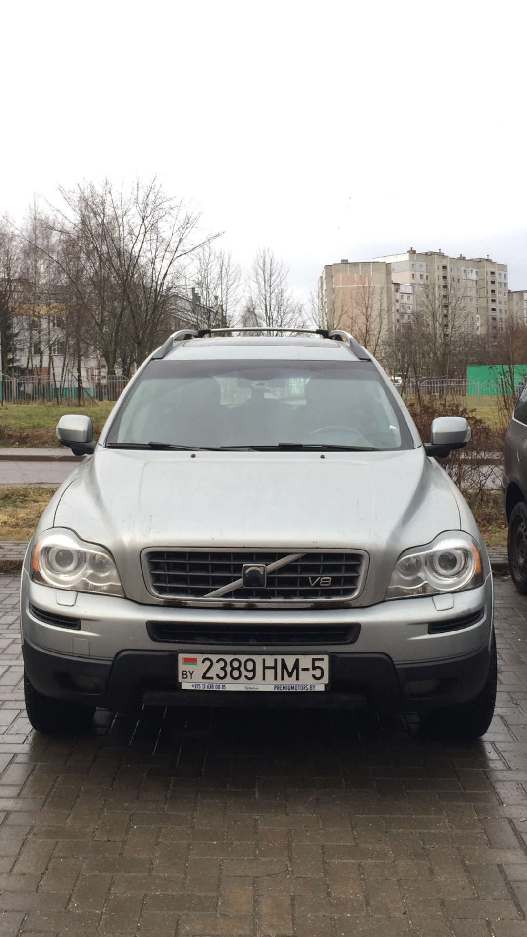 Оригинальные поперечины. — Volvo XC90 (1G), 4,4 л, 2008 года | стайлинг ...