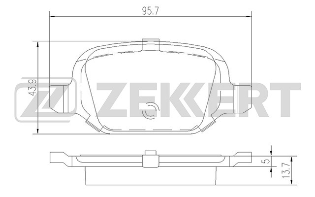 4050043100 Колодки тормозные дисковые задние Coolray GEELY | Запчасти ...