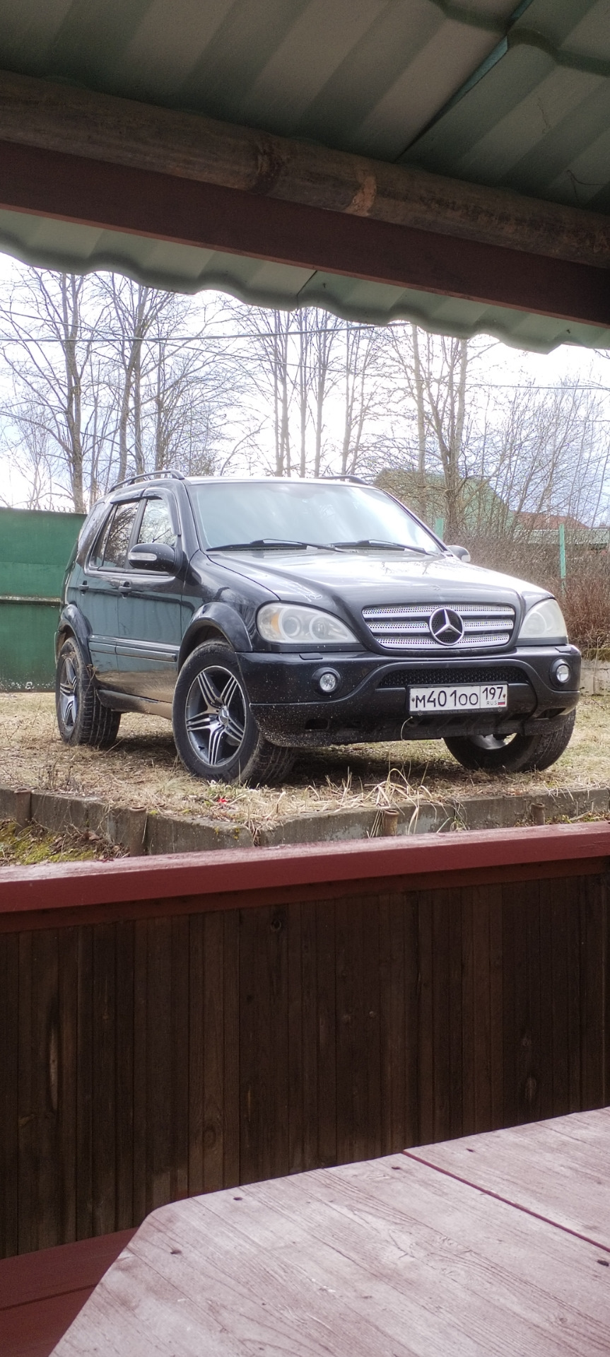 Пара свежих фото. — Mercedes-Benz M-Class (W163), 3,7 л, 2003 года ...