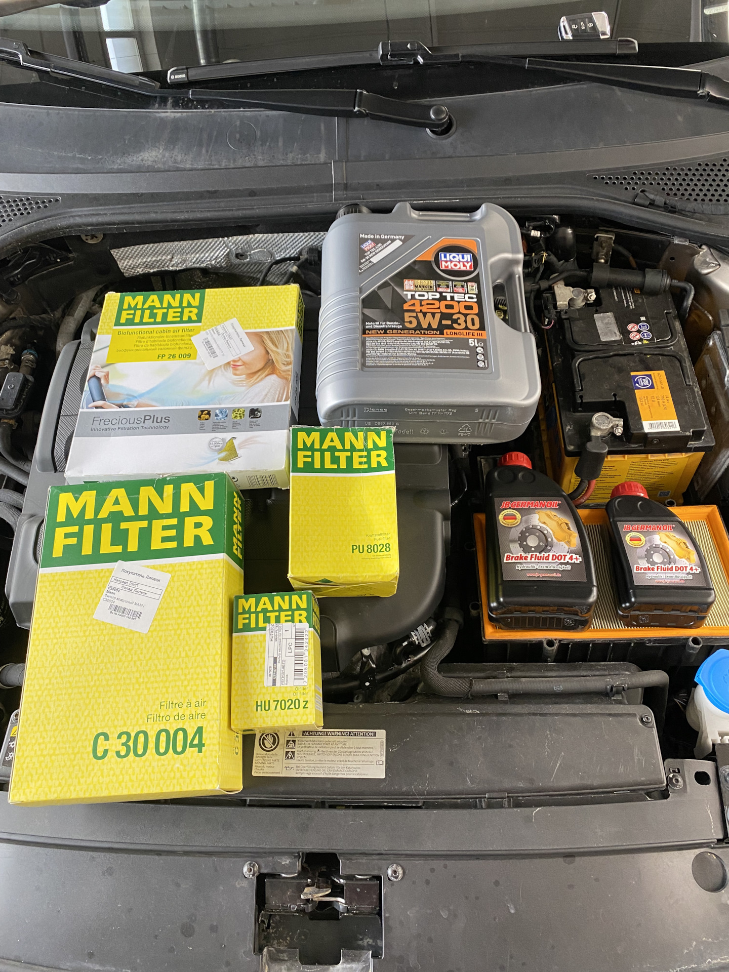 ТО начало — Volkswagen Passat Variant (B8), 1,6 л, 2016 года | плановое ТО | DRIVE2