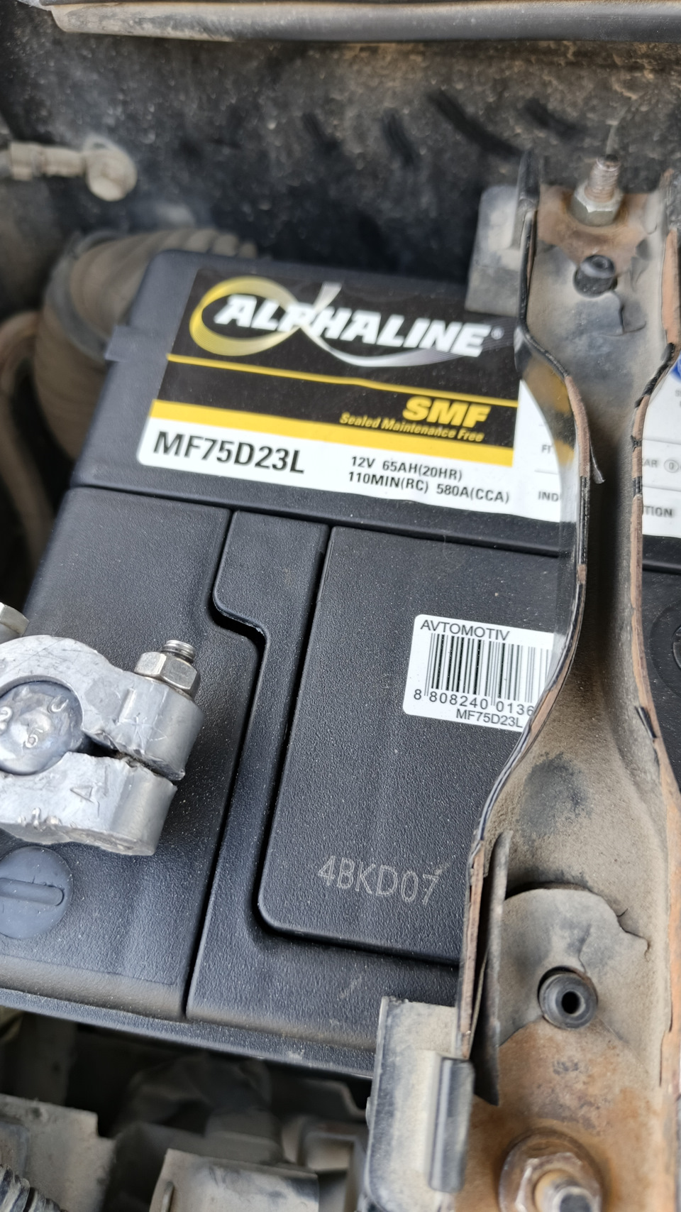 Аккумулятор II — Chevrolet Tracker II, 2 л, 2000 года | электроника ...