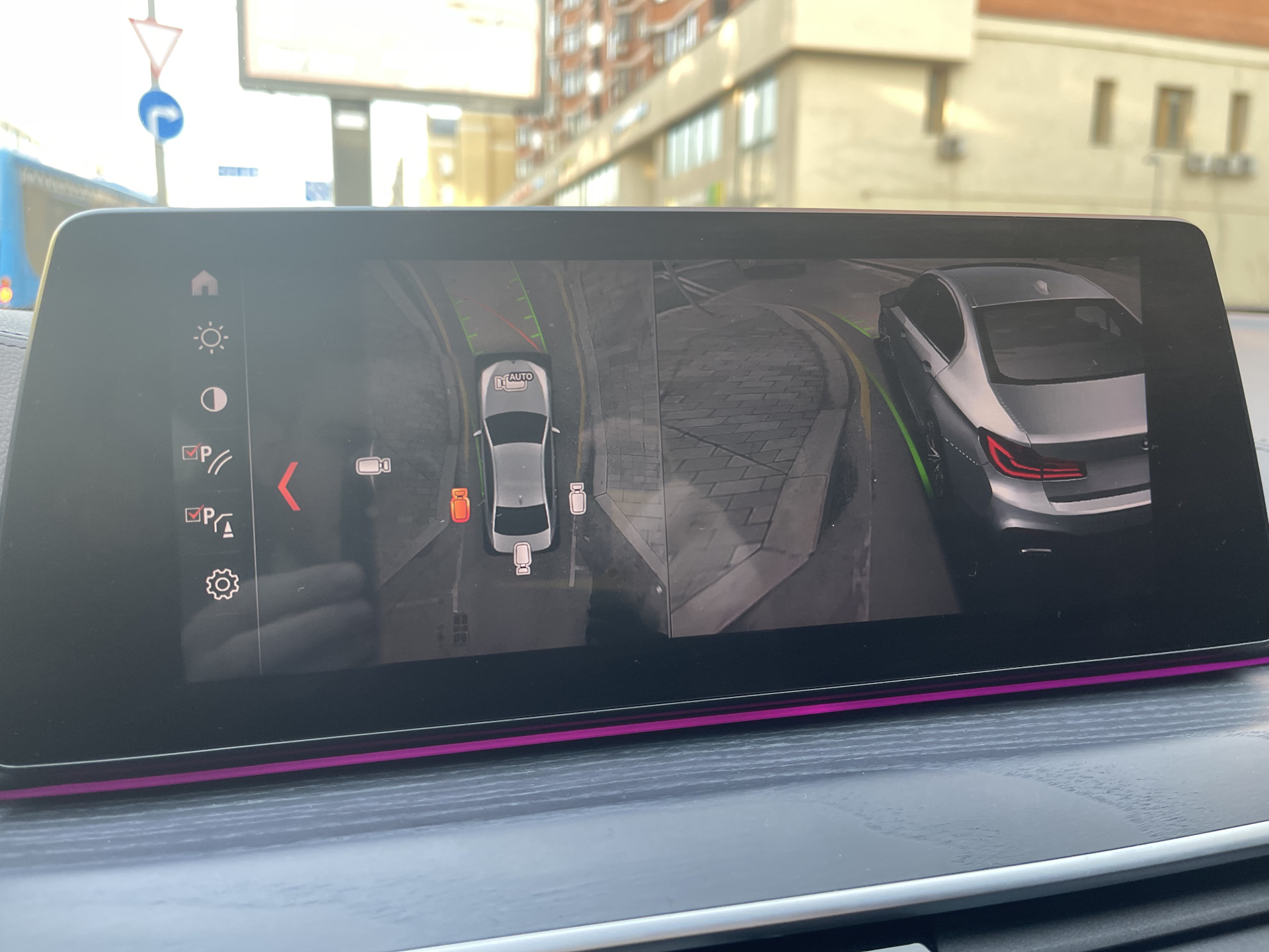 Круговой обзор 360° — BMW 5 series (G30), 2 л, 2019 года | стайлинг ...