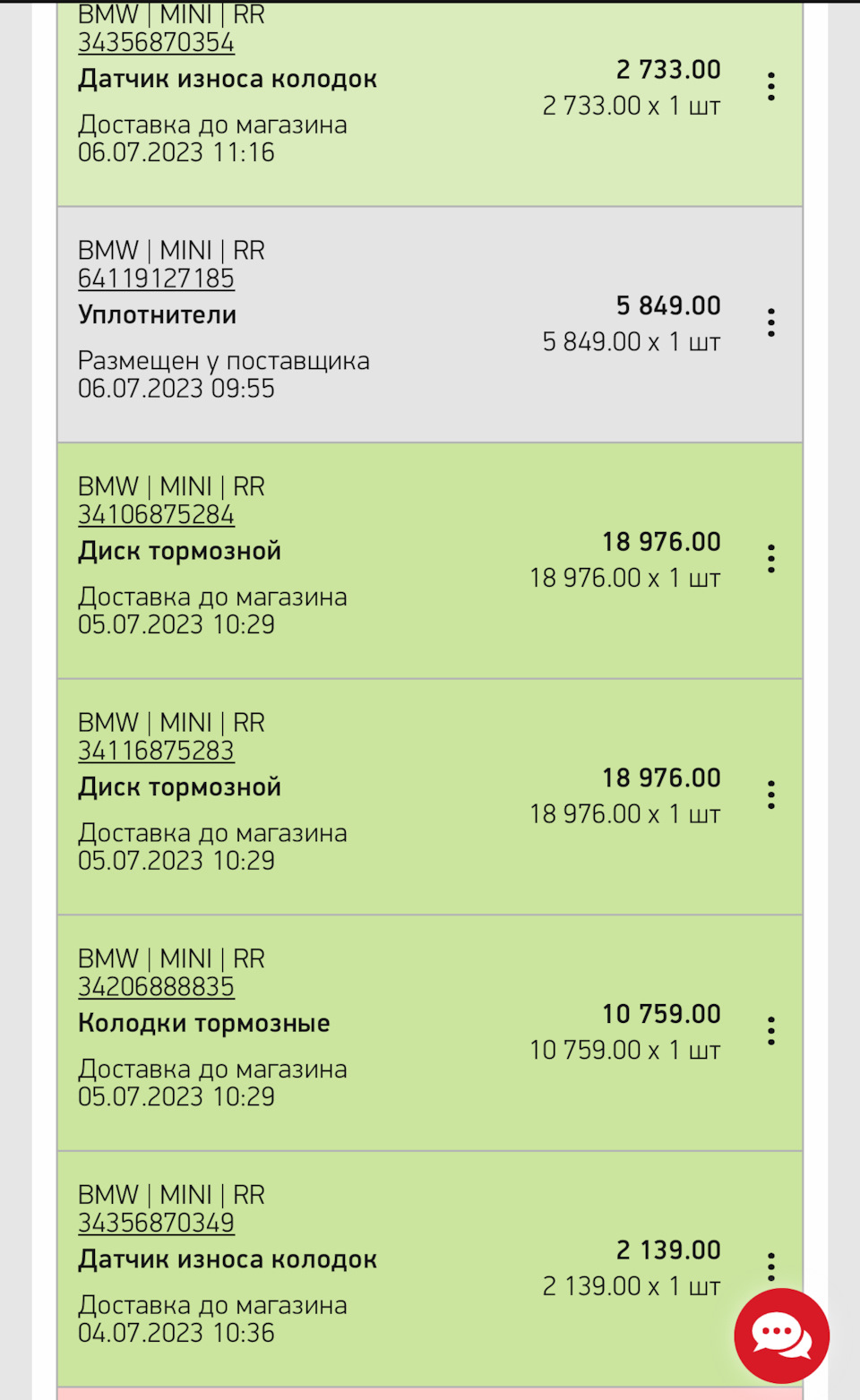 64119127185 Уплотнители предохранительного клапана BMW | Запчасти на DRIVE2