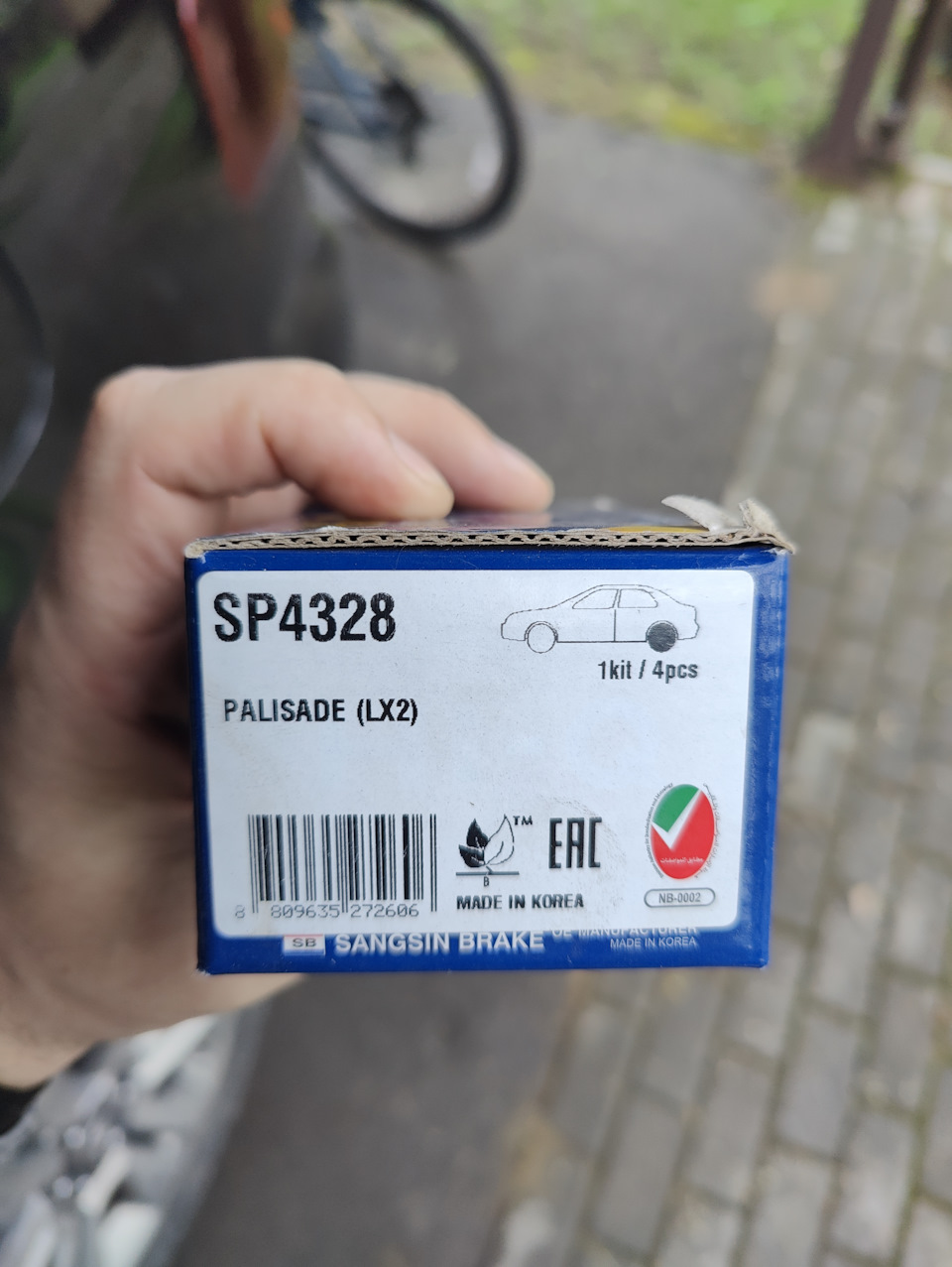 SP4328 Задние тормозные колодки SANGSIN | Запчасти на DRIVE2