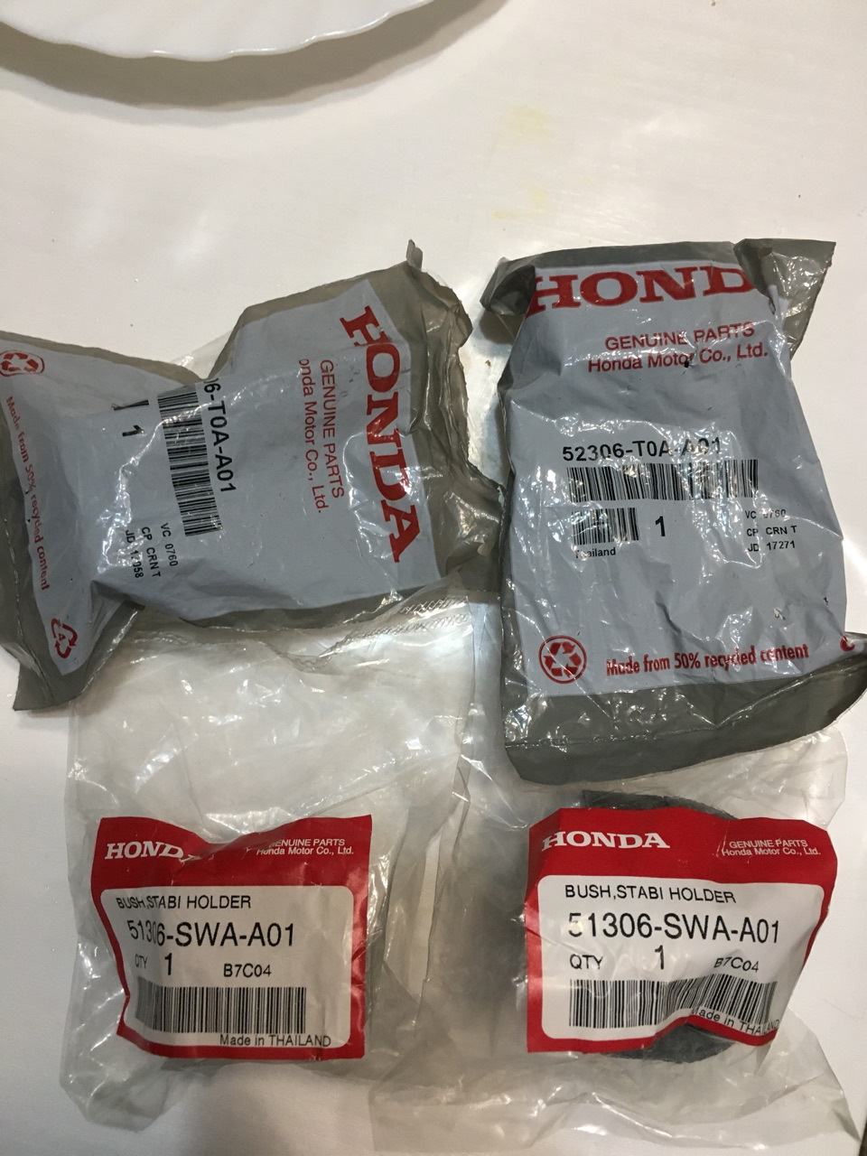 51306SWAA01 Втулка стабилизатора Honda | Запчасти на DRIVE2