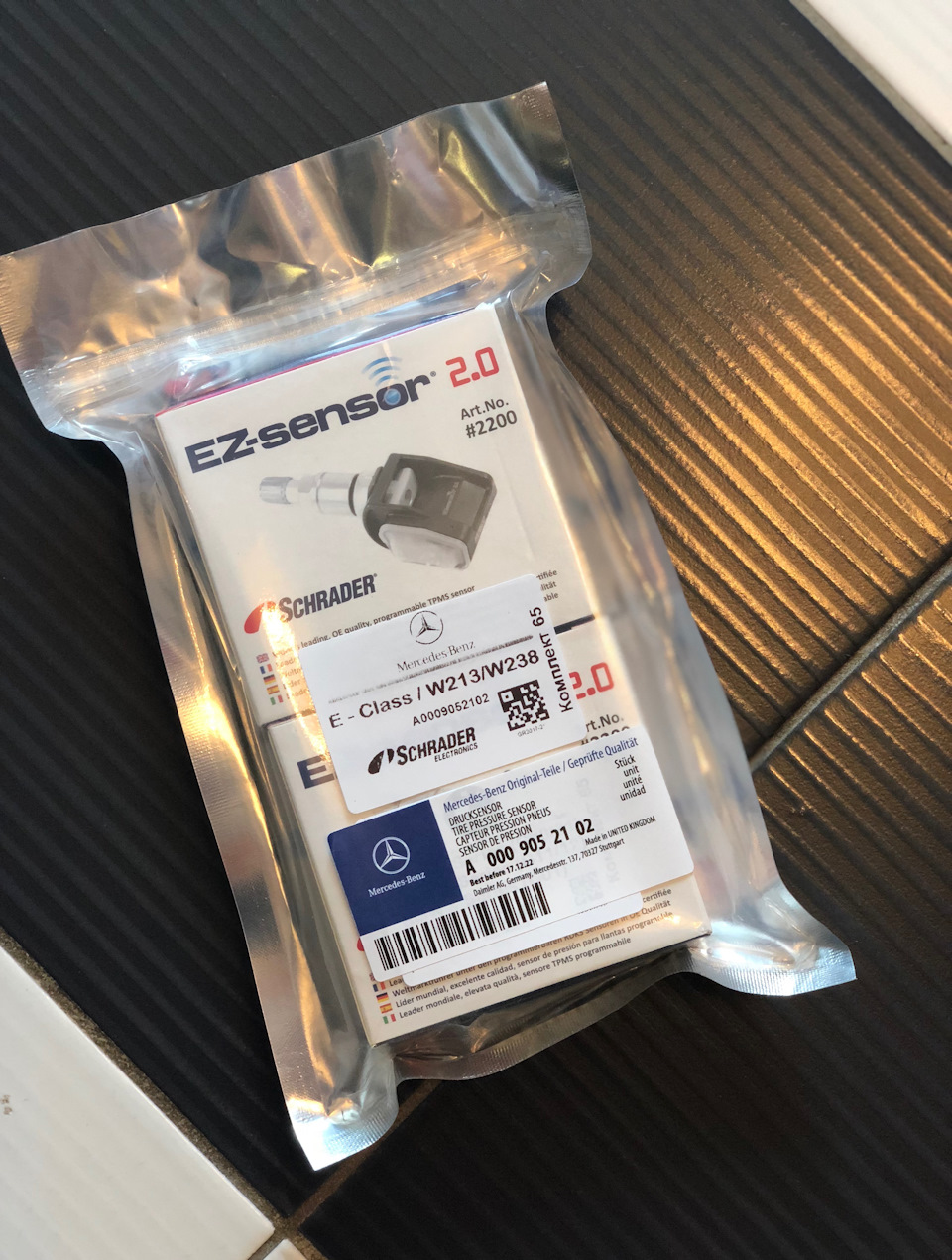A0009052102 Датчик давления колеса Mercedes | Запчасти на DRIVE2