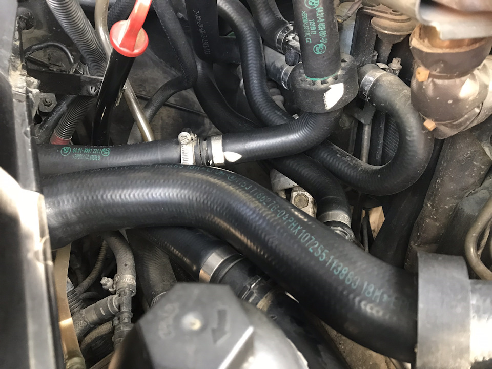 64218409061 Шланг меж.подвод.трубопр.дв. и доп.отоп. BMW | Запчасти на ...