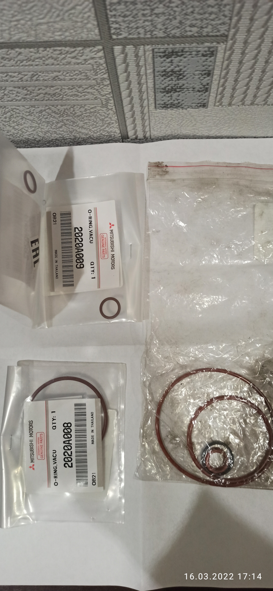 2020A009 О-КОЛЬЦО ВАКУУМНОГО НАСОСА Mitsubishi | Запчасти на DRIVE2