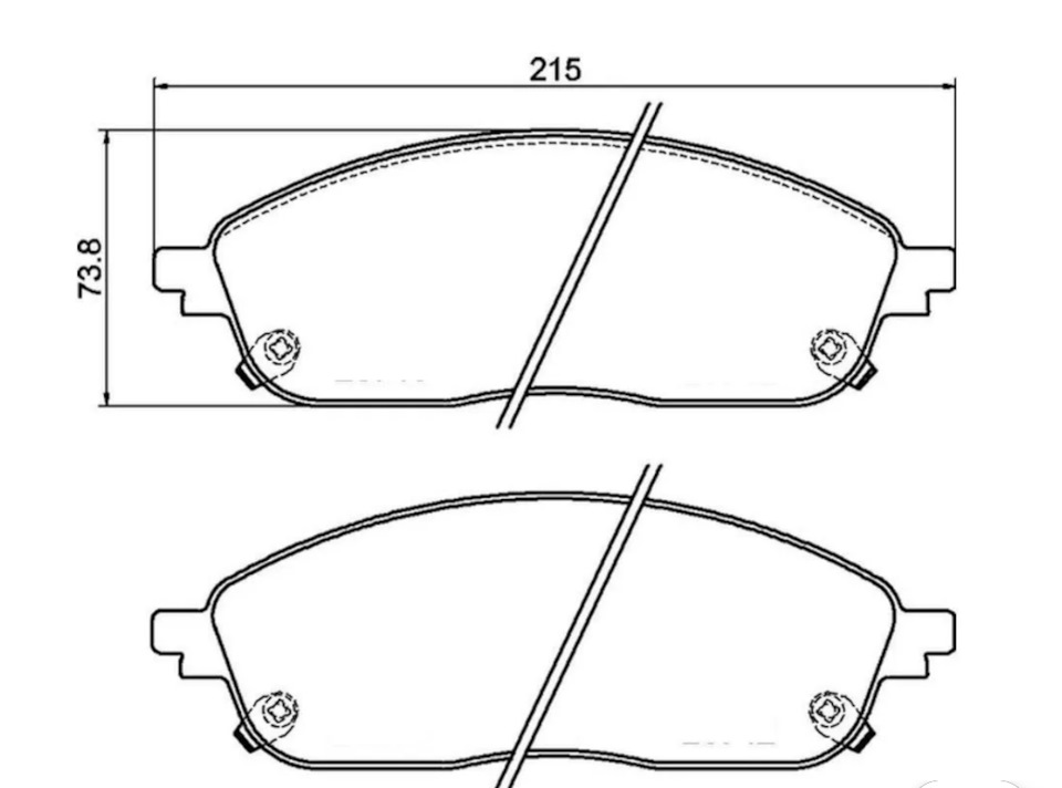 Тормозные колодки гранд чероки WL(передние) на Jeep Grand Cherokee (WL ...