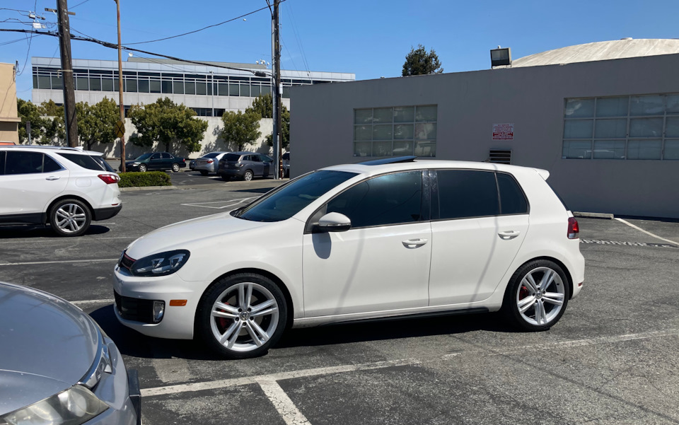 VW GTI MK6 on Bristol OEM 18" wheels | Фото на DRIVE2.RU