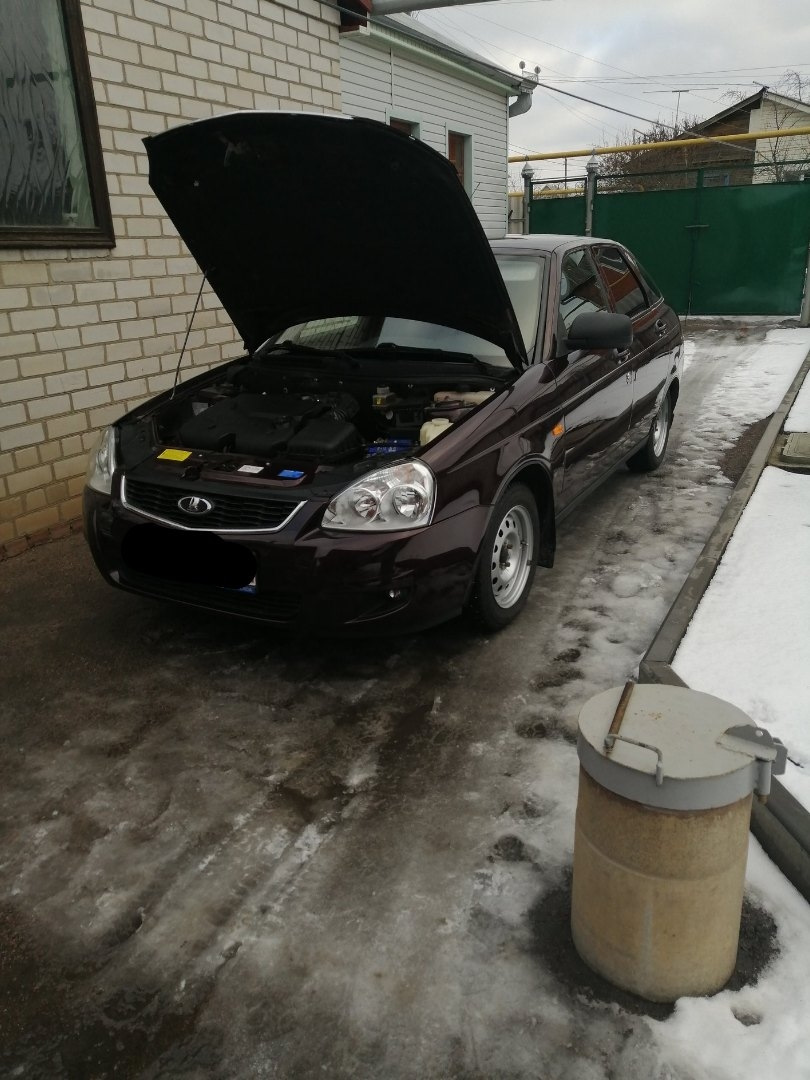 Новые тапочки! — Lada Приора хэтчбек, 1,6 л, 2013 года | колёсные диски ...