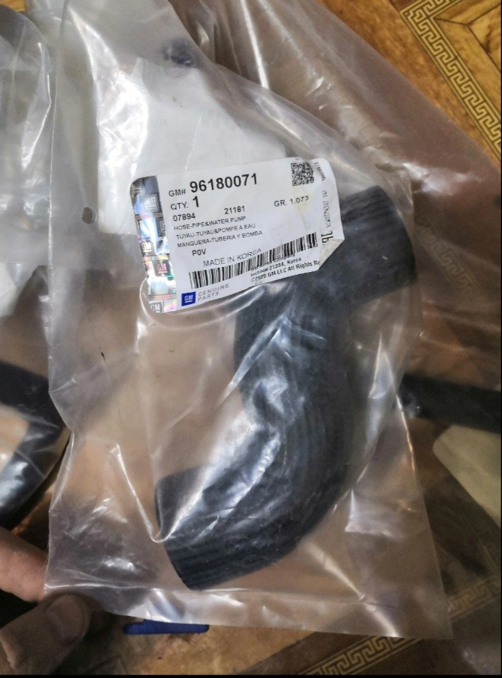 96180071 Патрубок охлаждения (вод насос) GM | Запчасти на DRIVE2