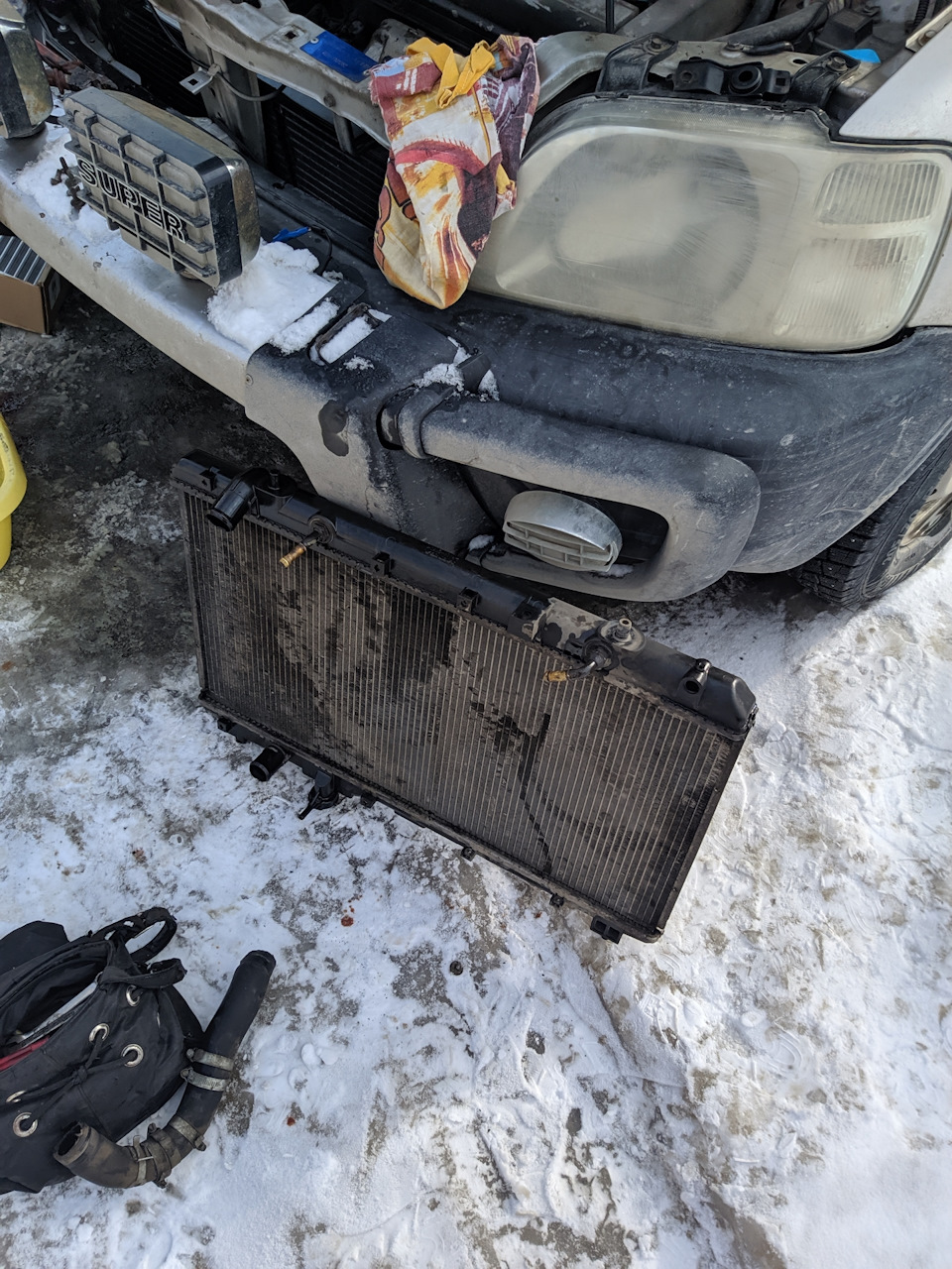 Радиатор — Honda CR-V (RD1/RD2), 2 л, 1996 года | поломка | DRIVE2