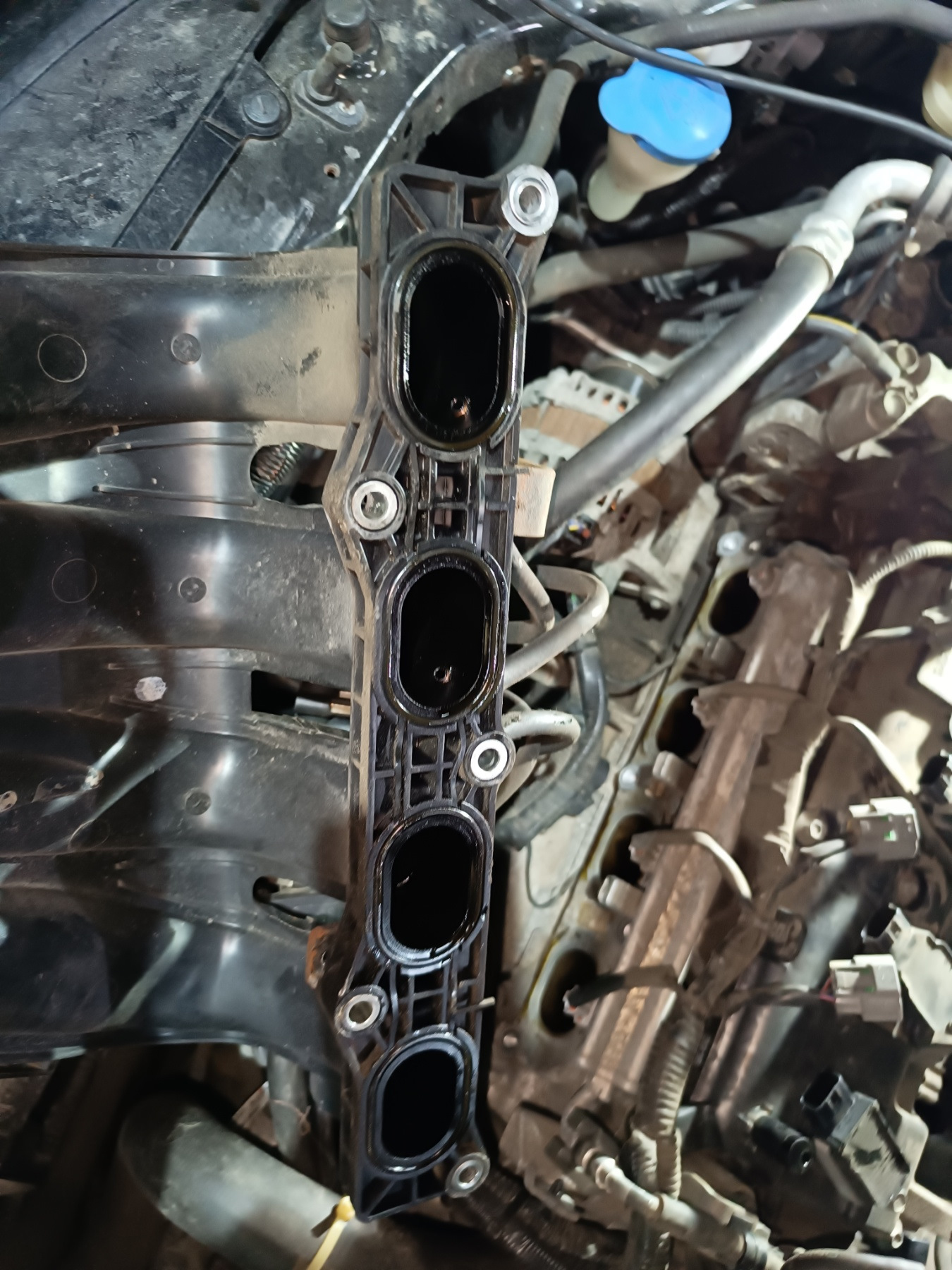 Поменял прокладку впускного коллектора — Nissan Qashqai (1G), 2 л, 2013 ...