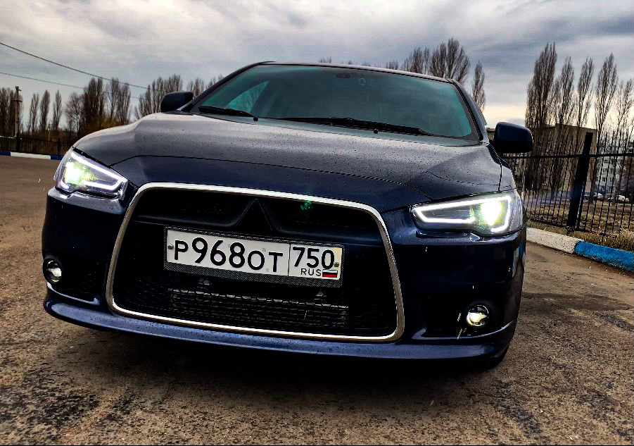 LX73: Светодиодные ПТФ MTF Light линза FL10WJ — Mitsubishi Lancer X, 2 ...