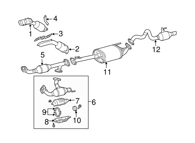 1743031410 Глушитель TOYOTA LEXUS | Запчасти на DRIVE2