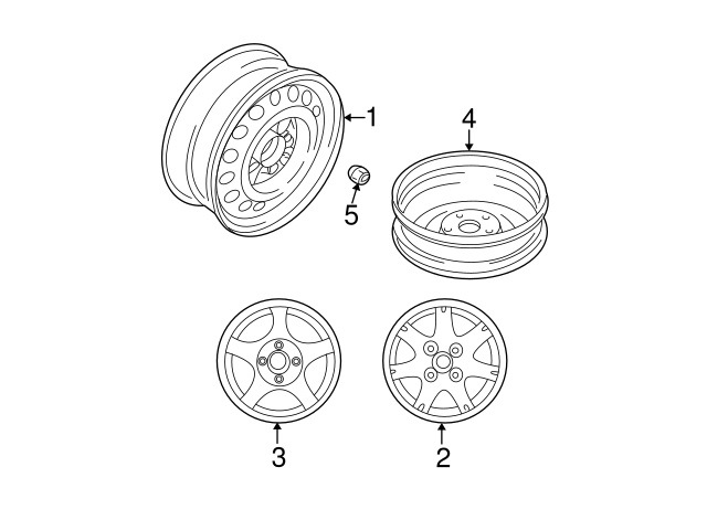 MB057636 Гайка колеса Mitsubishi | Запчасти на DRIVE2