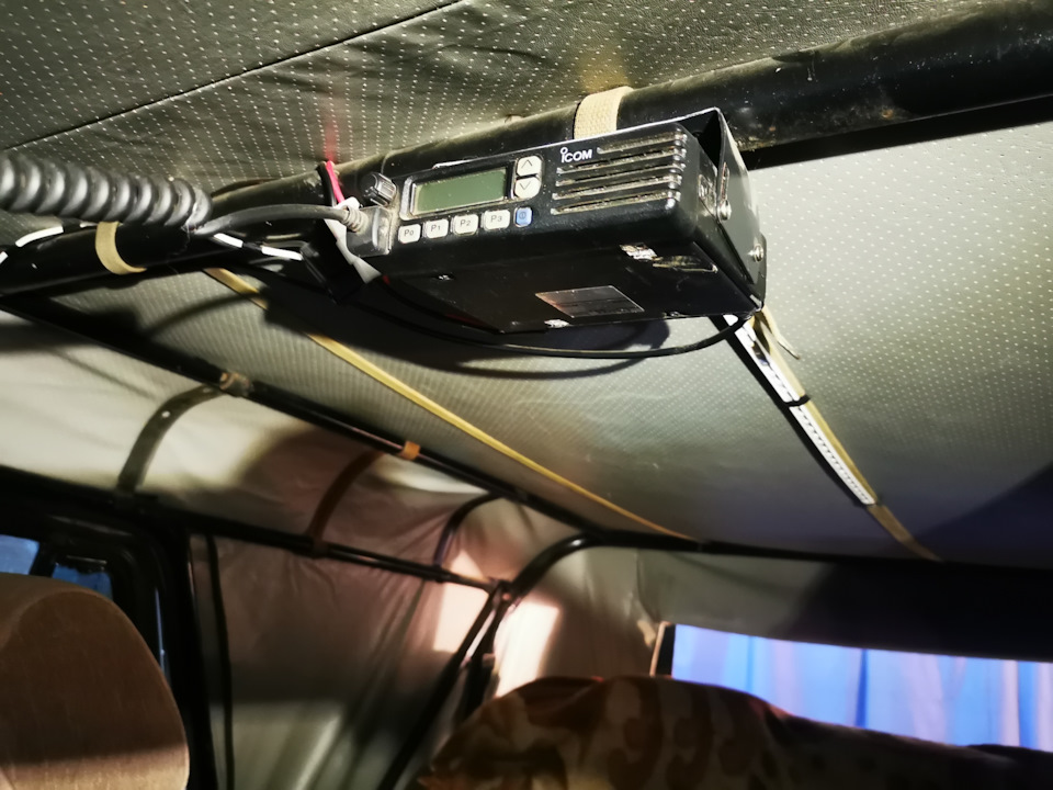 Установил рацию icom f110 25 ватт — УАЗ 469, 2,4 л, 1987 года ...