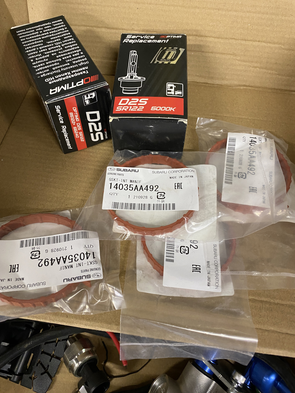 14035AA492 Прокладка впускного коллектора SUBARU | Запчасти на DRIVE2