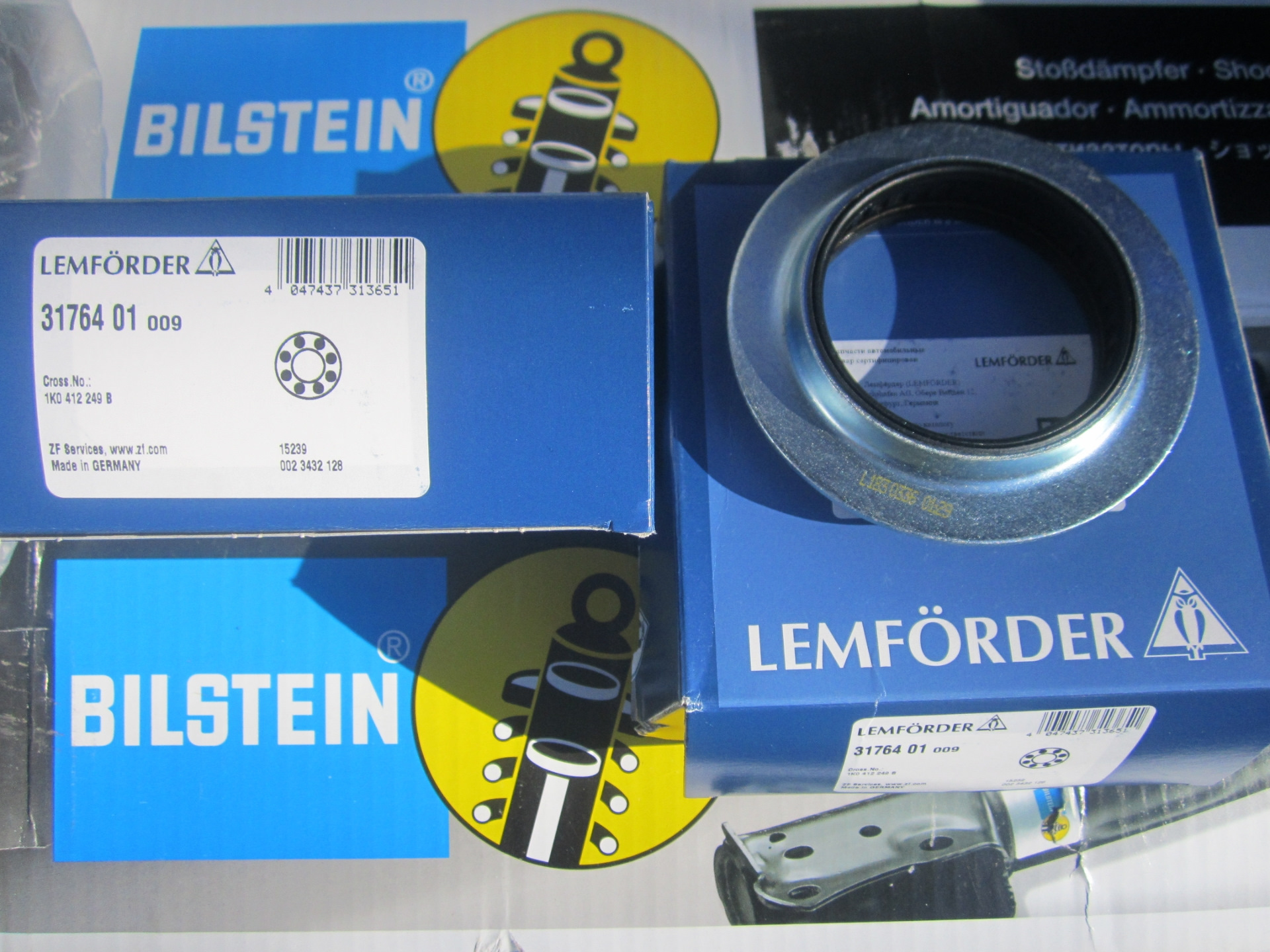 Замена амортизаторов и пружин — Volkswagen Passat Variant (B6), 2 л ...