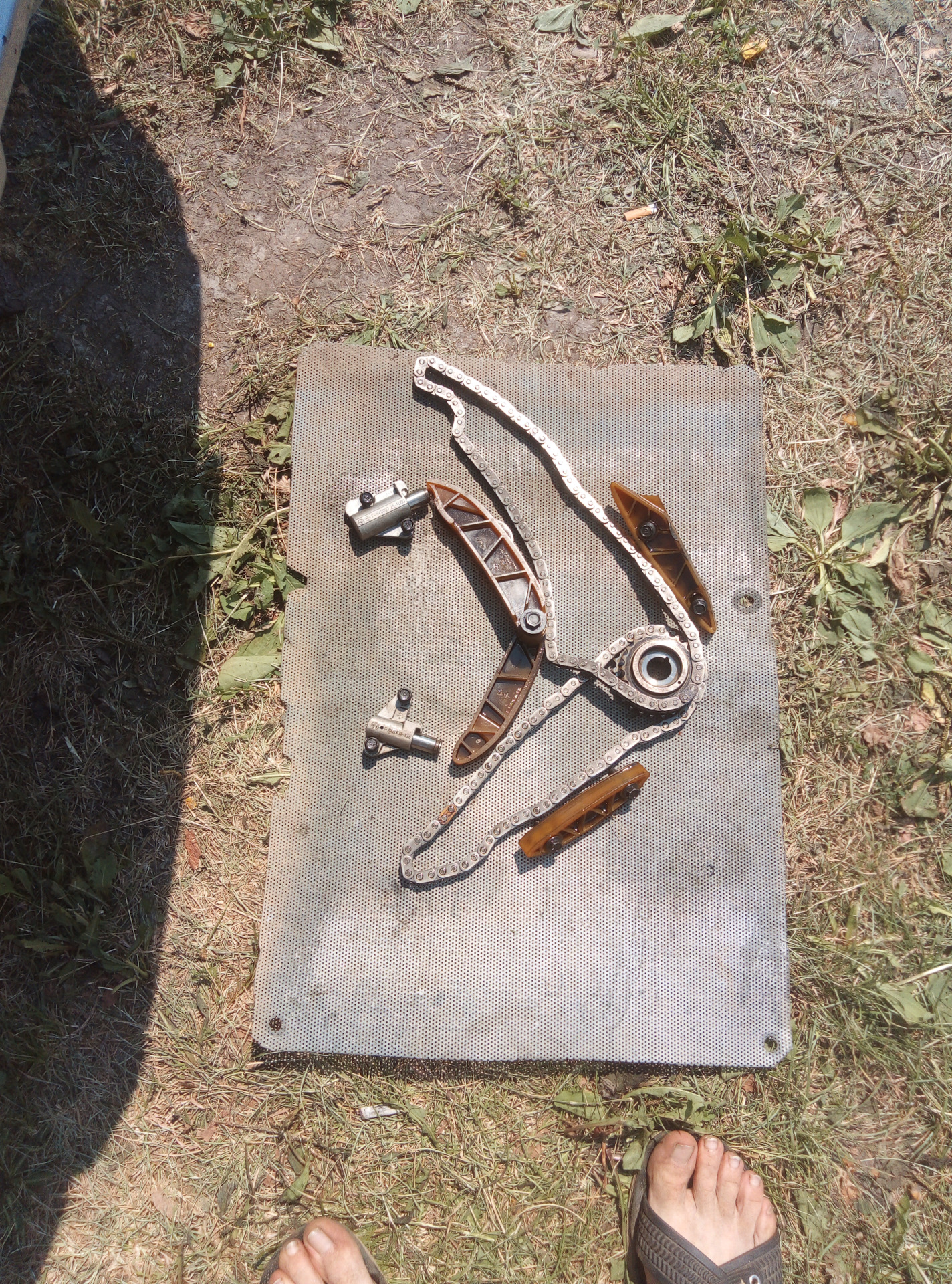 Замена цепей ГРМ 2.2 D4HB — KIA Sorento (2G), 2,2 л, 2011 года | своими ...