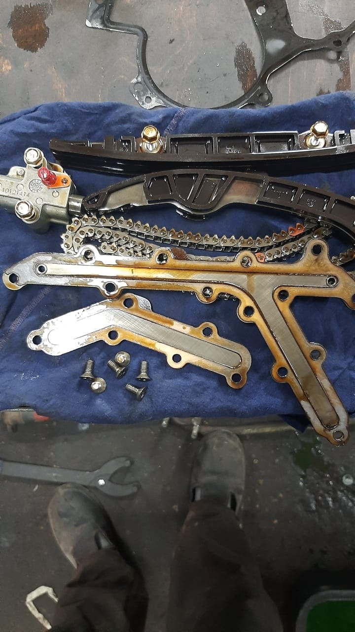 #17 Замена прокладок маслоканалов VQ25HR — Infiniti G25, 2,5 л, 2011 ...