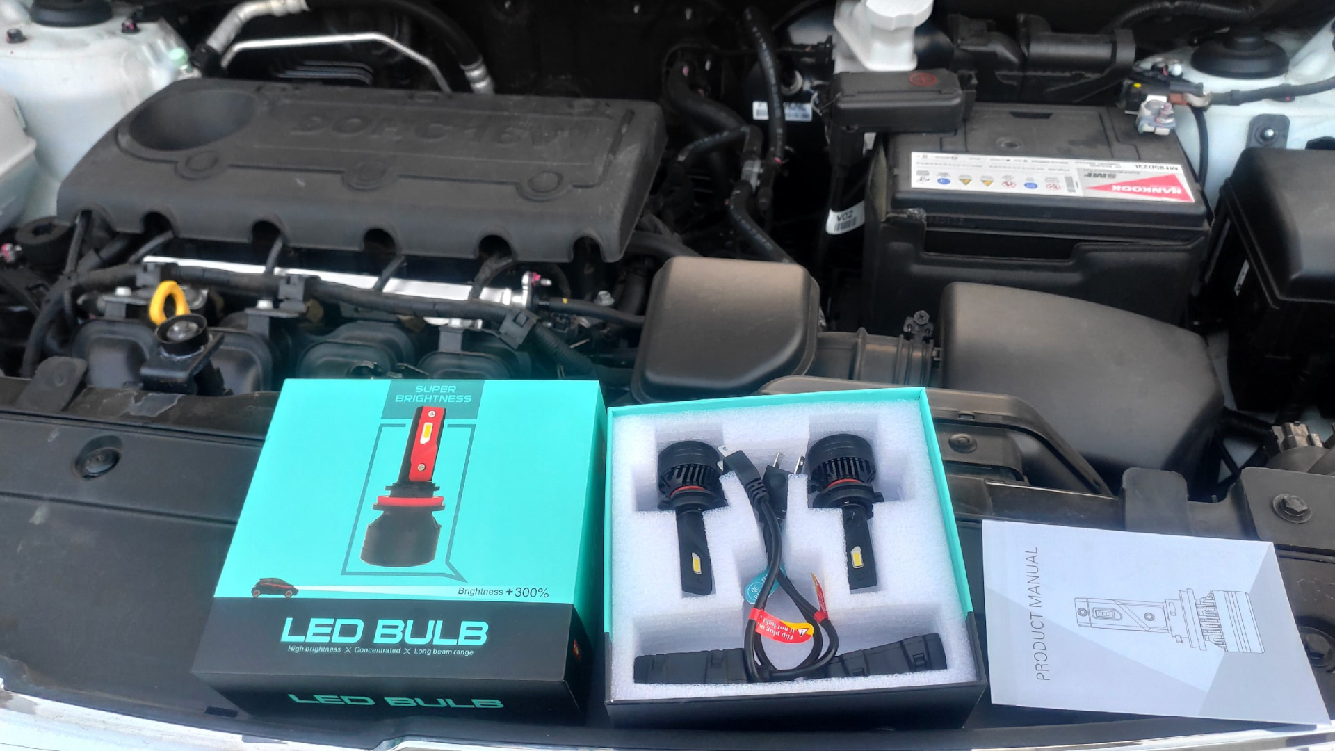 Led F3 в ближний свет — KIA Sportage (3G), 2 л, 2013 года | стайлинг ...