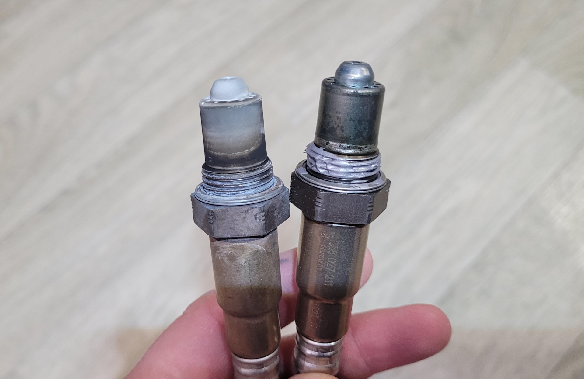 Замена датчика кислорода перед катализатором (лямбда) Повторная — Audi ...