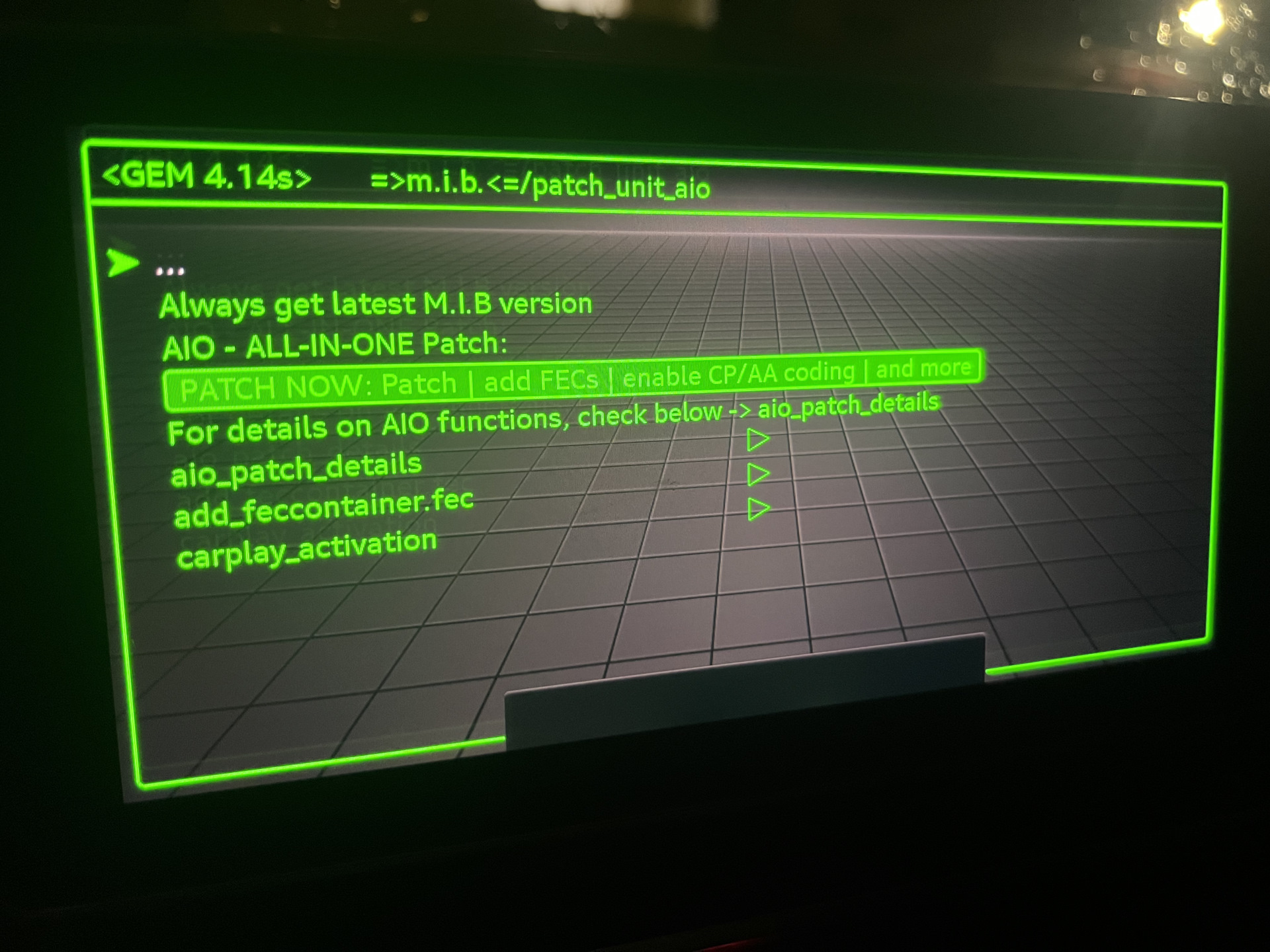 A4 b9. Patch MHI2Q, FEC, Gracenote2, StationLogoDB, Maps2023/2024, POI ...