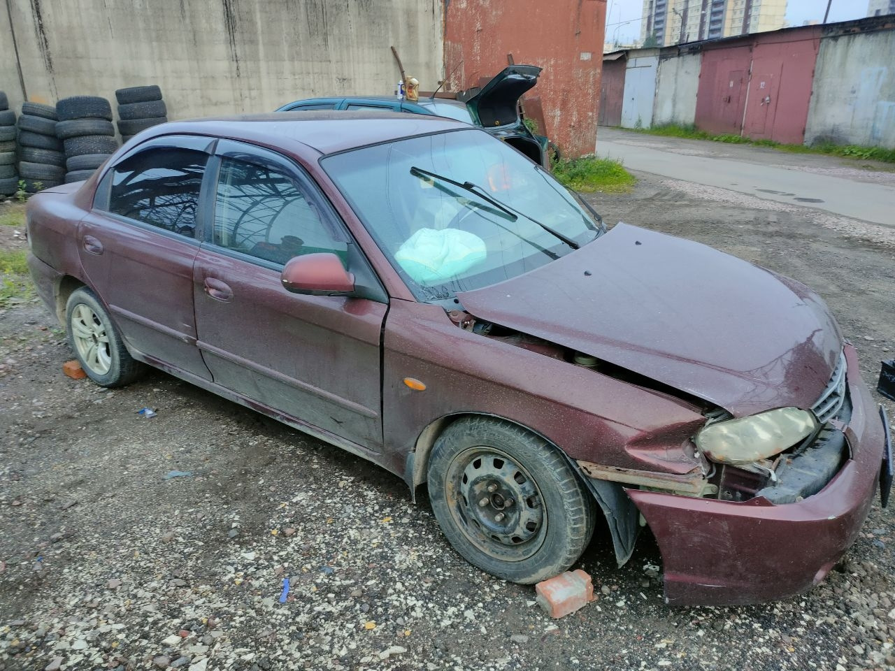 Авария в тотал, Киа спектра — KIA Spectra, 1,6 л, 2006 года | ДТП | DRIVE2