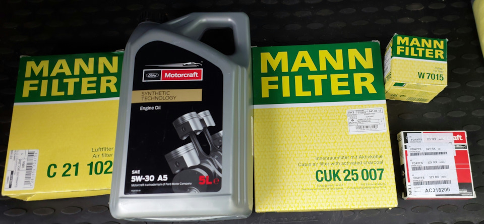 Очередное ТО — Ford Kuga (2G), 2,5 л, 2017 года | плановое ТО | DRIVE2