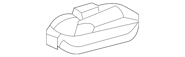 A247504030064 Radiator Lower Insulator (Left Lower) Mercedes | Запчасти ...