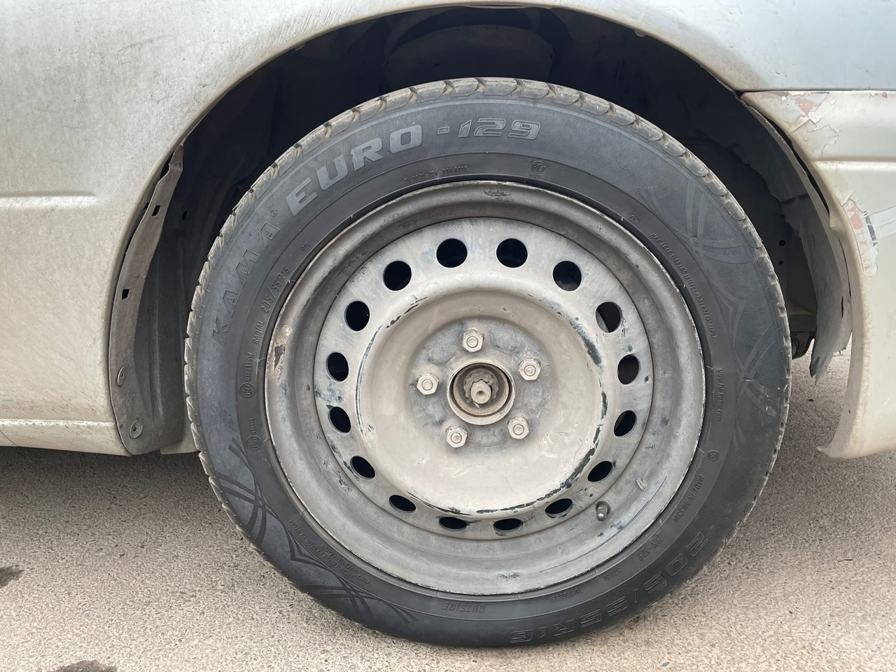 №8 Летние шины Кама-евро 205/55 R16 — Toyota Vista (40), 2 л, 1994 года ...