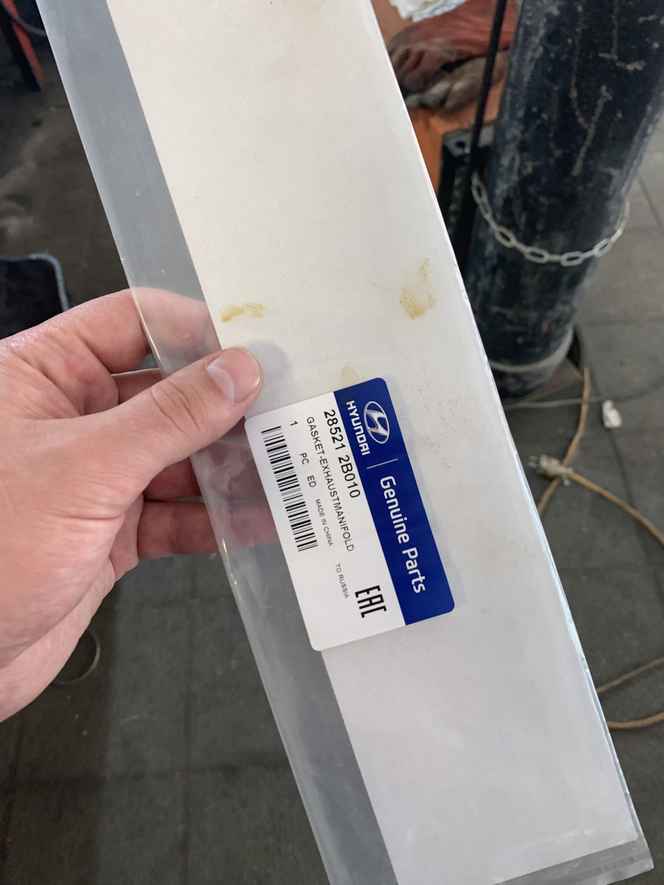 285212B010 Прокладка выпускного коллектора KIA HYUNDAI | Запчасти на DRIVE2