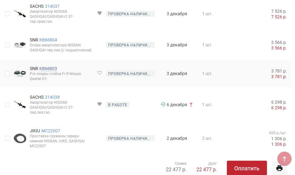 314037 Амортизатор (справа) для NISSAN SACHS | Запчасти на DRIVE2